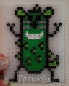Positively Pixelated Perler Bead Pickle Weasels - TechyDad
